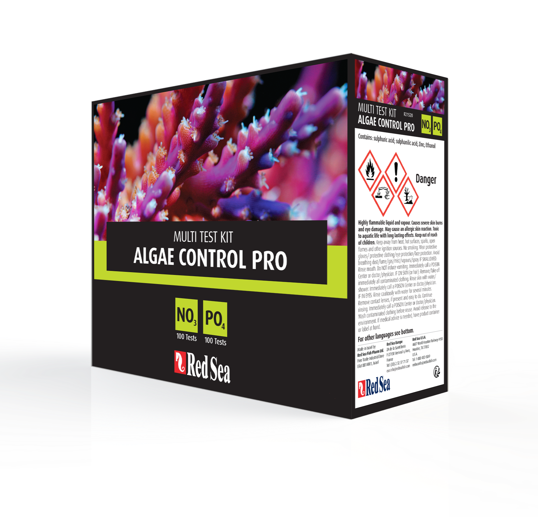 Red sea algae control pro test kit